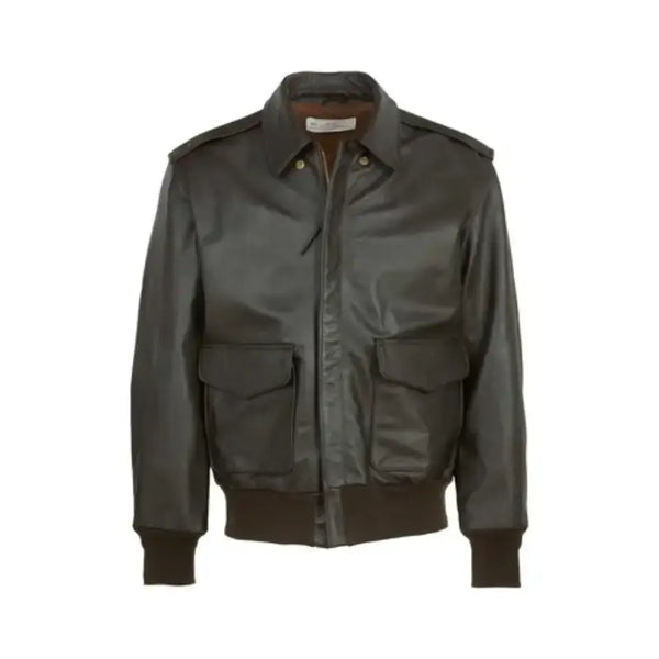 Brown AGSU Bomber Jacket – Durable & Stylish | Classic Military Style ...