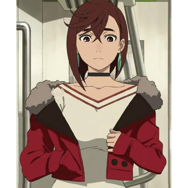 Dandadan Momo Ayase Red Cropped Jacket – Anime Inspired Style – Vintage ...