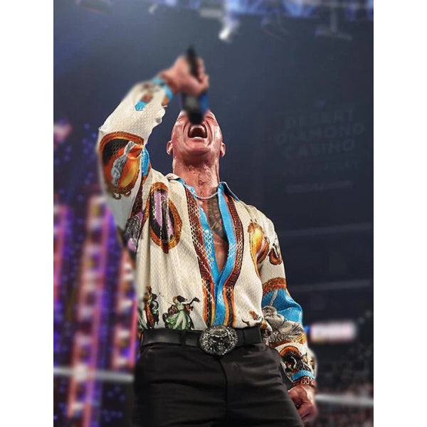 Johnson WWE The Rock Versace Shirt – Vintage Jacket