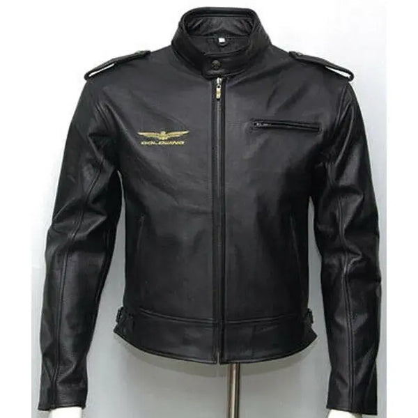 Goldwing Rider Black Leather Jacket – Vintage Jacket