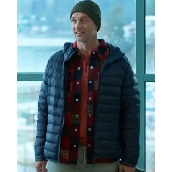 Gordon Murphy Murder in a Small Town Blue Puffer Jacket | Casual ...