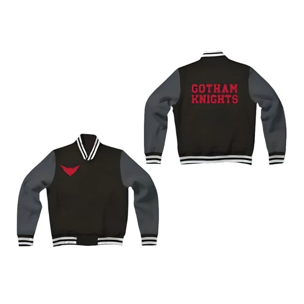 Batwoman Gotham Knights High School Varsity Bat Logo Cotton Jacket ...