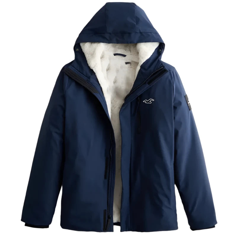 Hollister jacket blue store