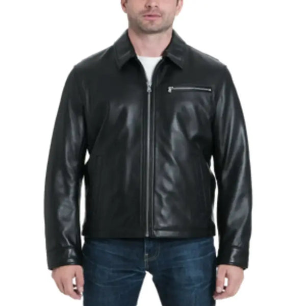 James Dean Black Leather Jacket – Vintage Jacket