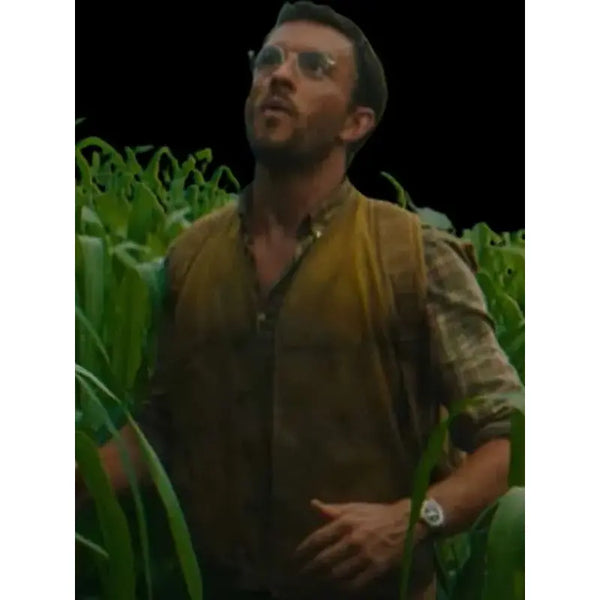 Jonathan Bailey Vest Jurassic World Rebirth Look – Vintage Jacket