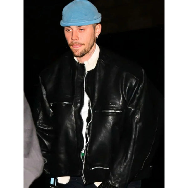 NYC 2025 Justin Bieber Leather Jacket – Vintage Jacket