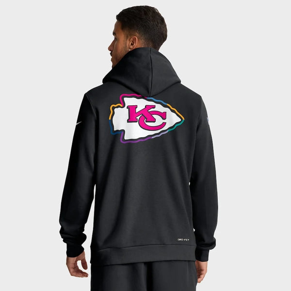 Kansas City Chiefs Men’s Black Crucial Catch Nike Hoodie – Vintage Jacket