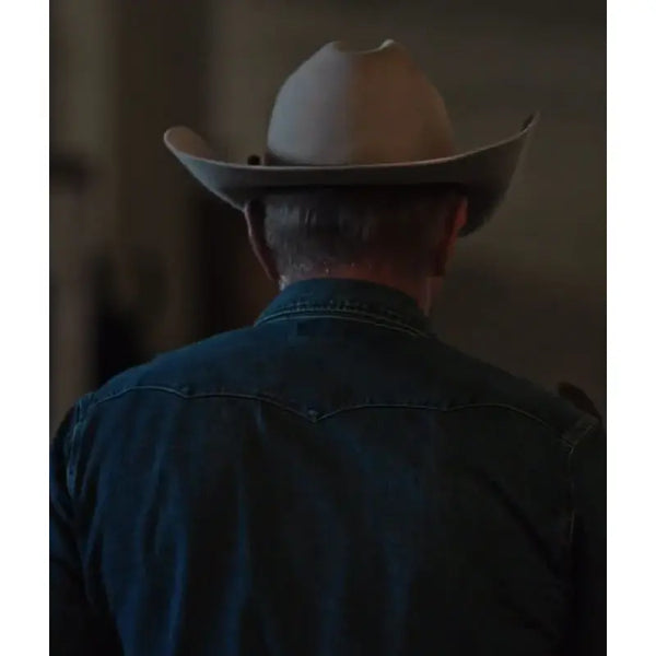 Yellowstone John Dutton Denim Shirt | 38% Off - Vintage Jackets
