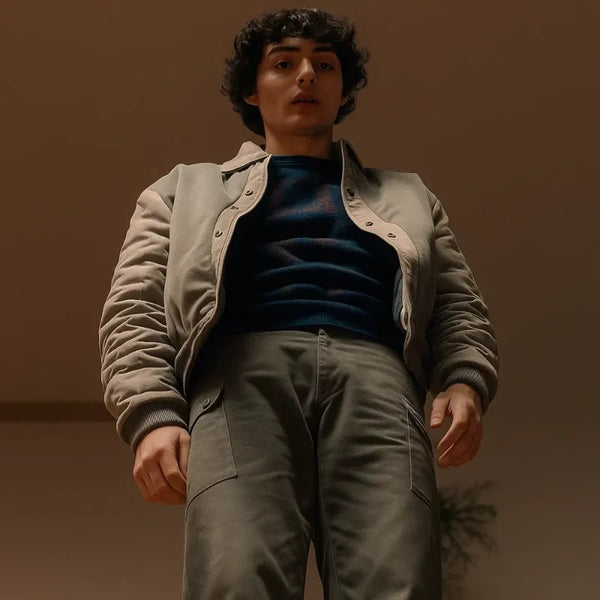 Stranger Things S05 Mike Wheeler Grey Jacket – Vintage Jacket