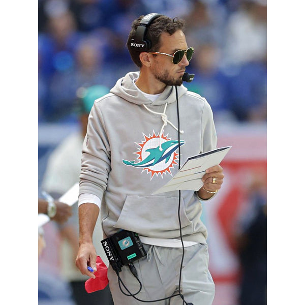 Mike McDaniel Miami Dolphins Hoodie – Authentic Sideline Style ...