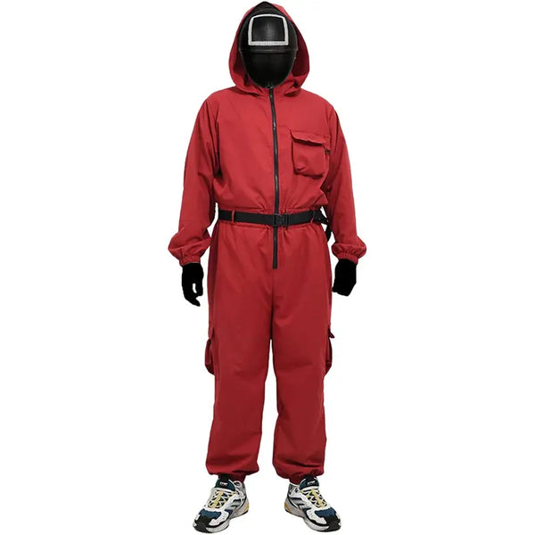 Squid Game Guard Jumpsuit | 30% Off - Vintage Jackets