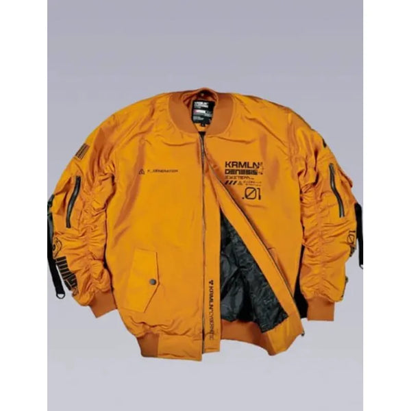 Techwear Satin Bomber Jacket – Vintage Jacket