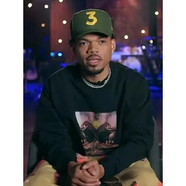 The Voice S25 Chance The Rapper Landscape Print Sweatshirt – Vintage Jacket