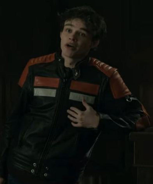 Curran Walters Titans Jason Todd Leather Jacket – Cafe Racer Style ...