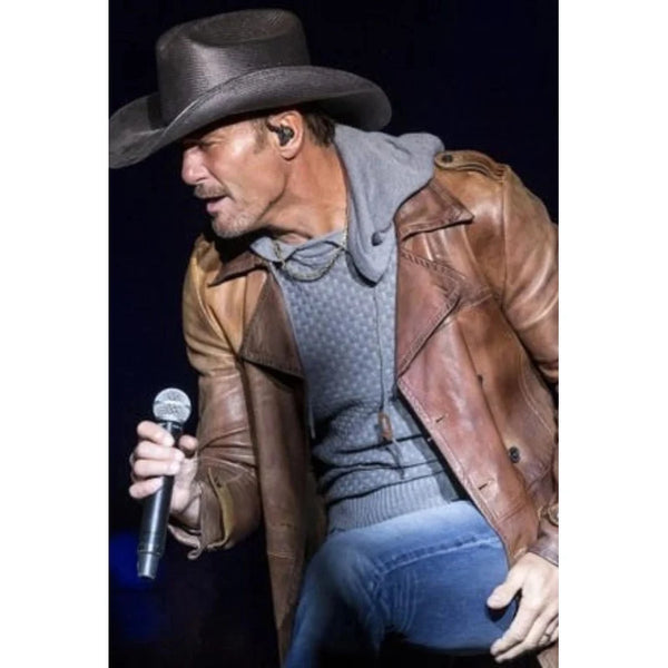 Yellowstone 1883 James Dutton Leather Coat – Vintage Jacket