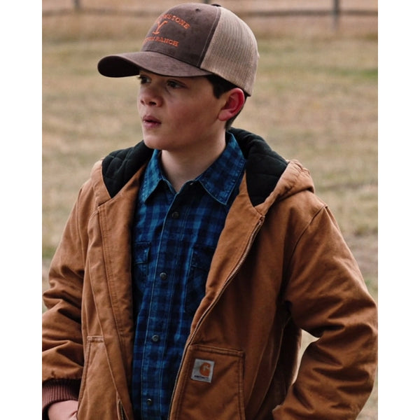 Yellowstone S04 Tate Dutton Brown Jacket | Brecken Merrill – Vintage Jacket