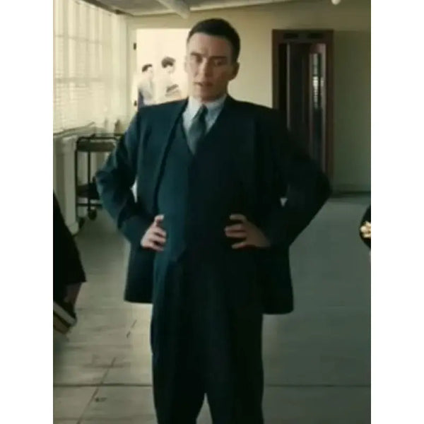 Oppenheimer 2023 Cillian Murphy Black Suit – Vintage Jacket