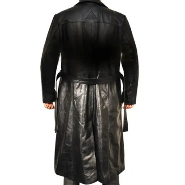 Blade Trinity Wesley Snipes - Men's Leather Long Trench Coat – Vintage ...