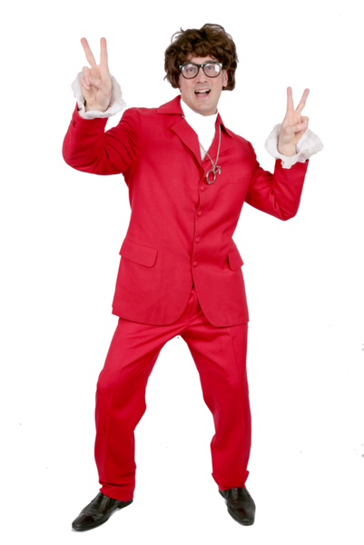 Las Vegas Austin Power Red Suit – Vintage Jacket