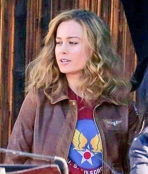 Captain Marvel Flight Bomber Jacket - Vintage Jackets