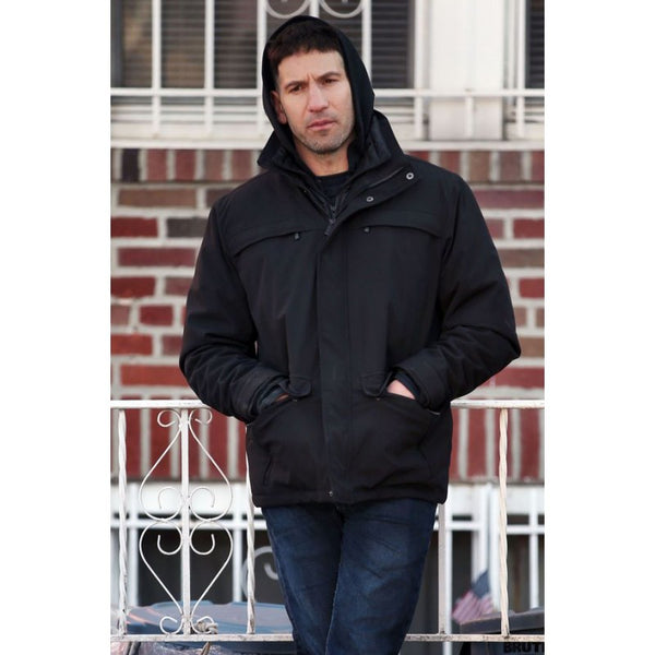 Frank Castle The Punisher Season 2 Black Cotton Jacket - Jon Bernthal ...