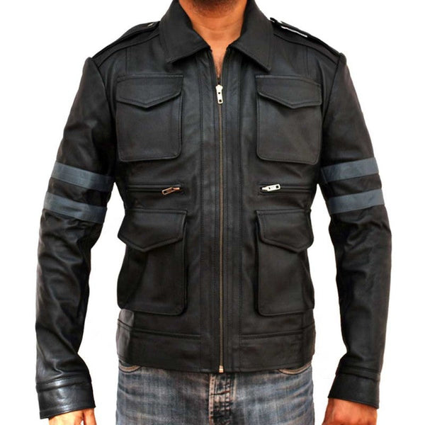Leon Kennedy Resident Evil 6 Leather Jacket - Vintage Jacket
