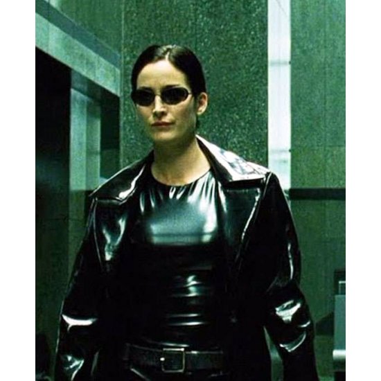 Trinity The Matrix 4 Black Fitted Leather Jacket – Vintage Jacket
