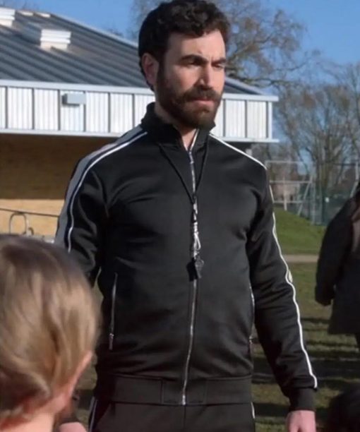 Ted Lasso S02 Roy Kent Black Jacket - Brett Goldstein – Vintage Jacket