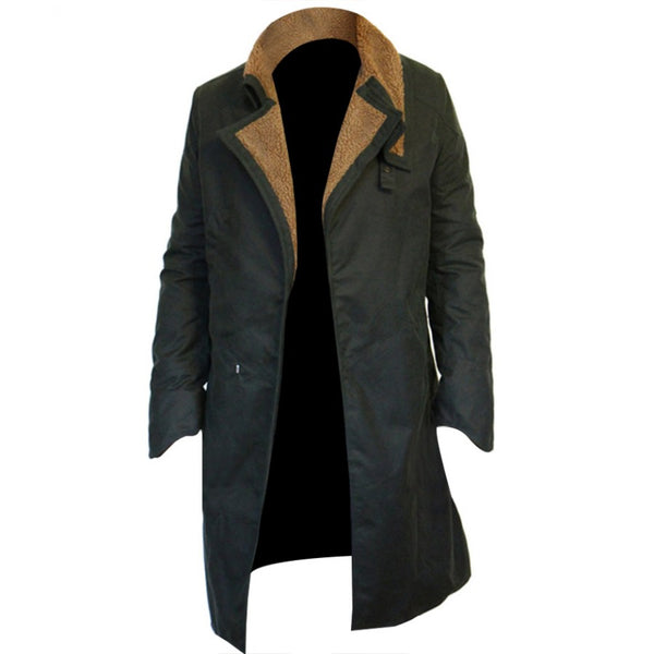 Blade Runner 2049 Officer K Trench Coat | Ryan Gosling Cotton Coat ...