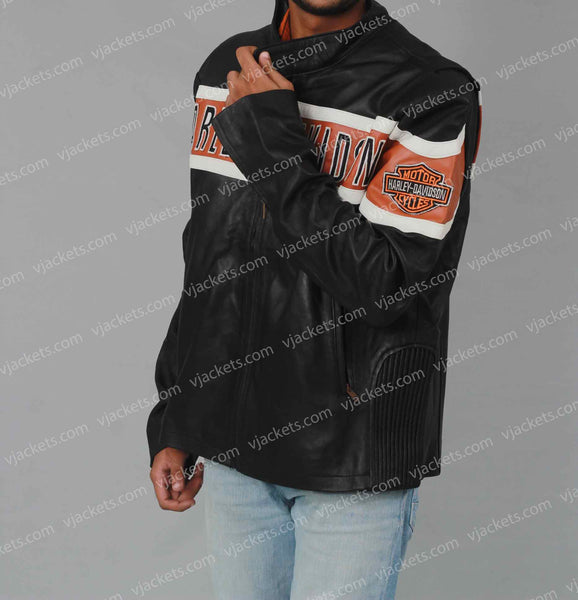 HD Men’s Victory Lane Leather Jacket – Vintage Jacket