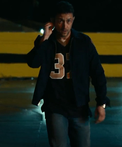 Project Power Frank Black Cotton Jacket - Joseph Gordon-Levitt ...