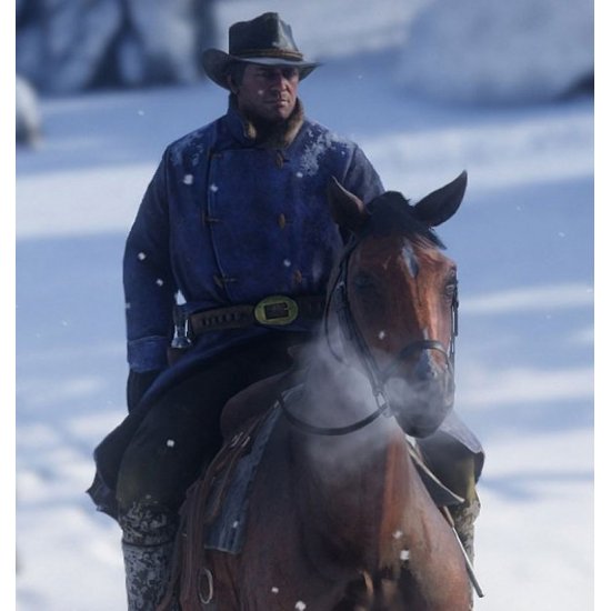 Red Dead Redemption 2 Arthur Morgan Blue Coat – Vintage Jacket